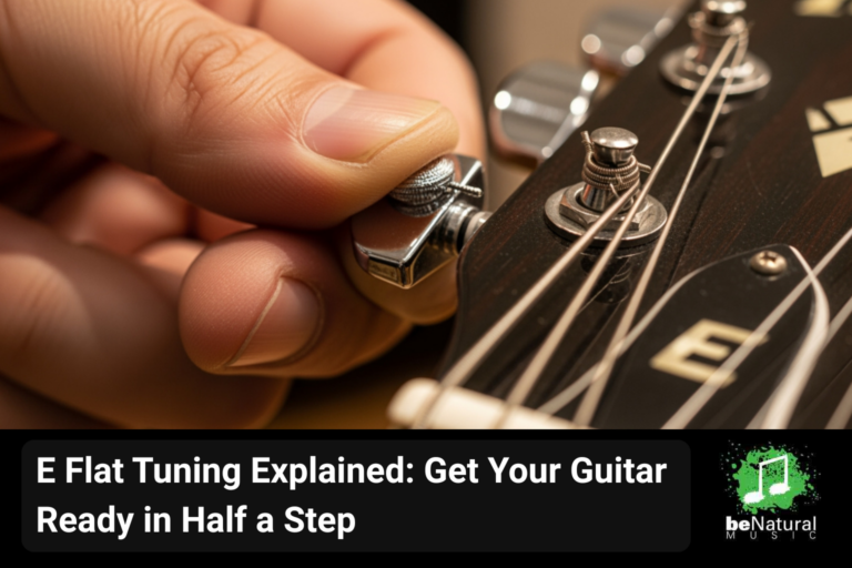 E Flat Tuning Explained: Get Your Guitar Ready in Half a Step - Be ...